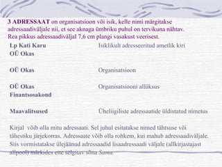 Ametikirjade vormistamine | PPT