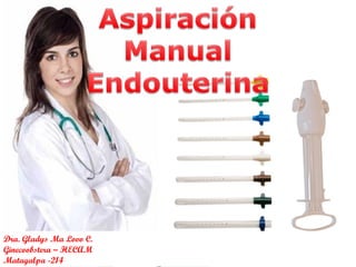 Aspiracion Manual Endouterina Ppt