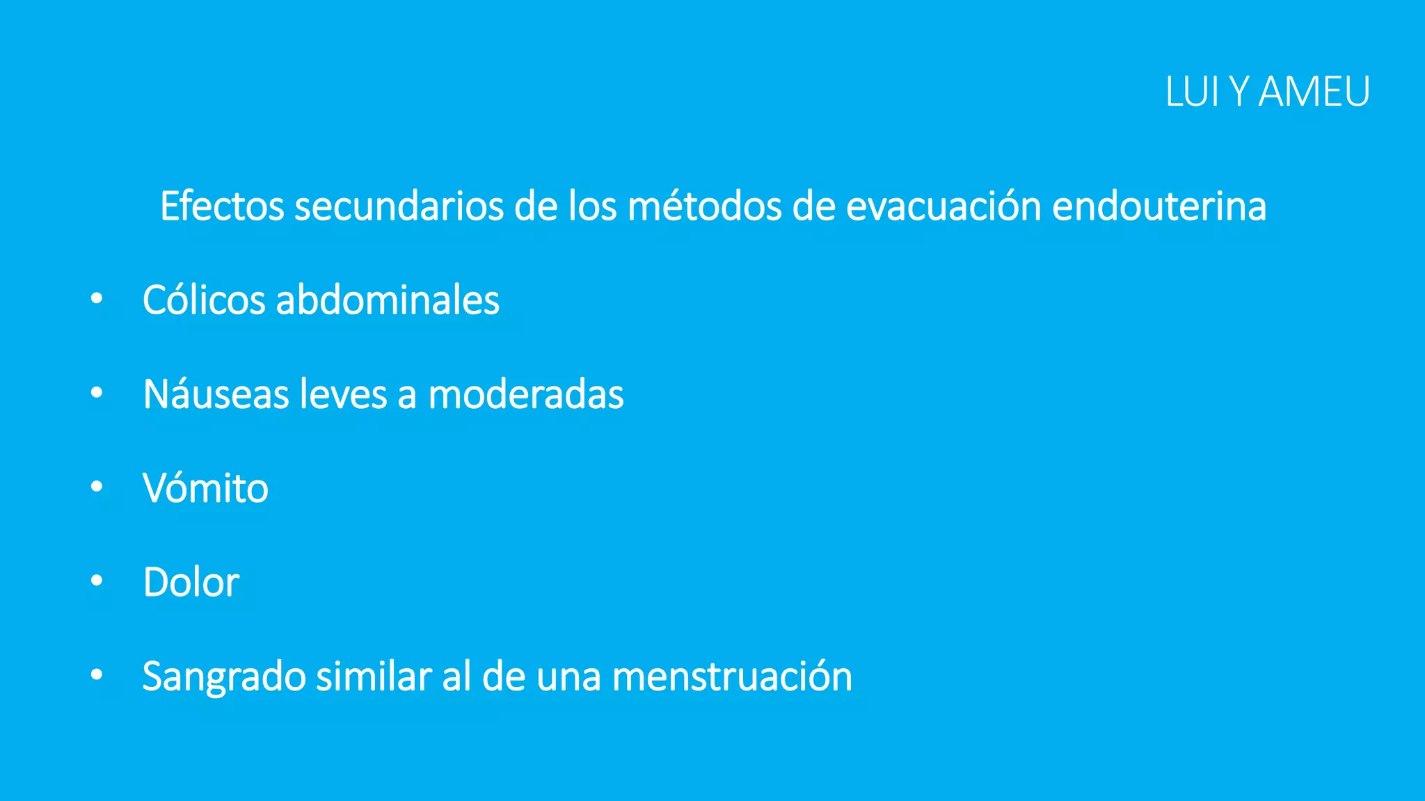 Aspiracion manual endouterina (AMEU) | PDF