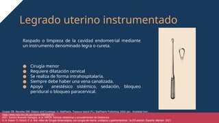 Aspiración manual endouterina y legrado uterino instrumentado | PPTX