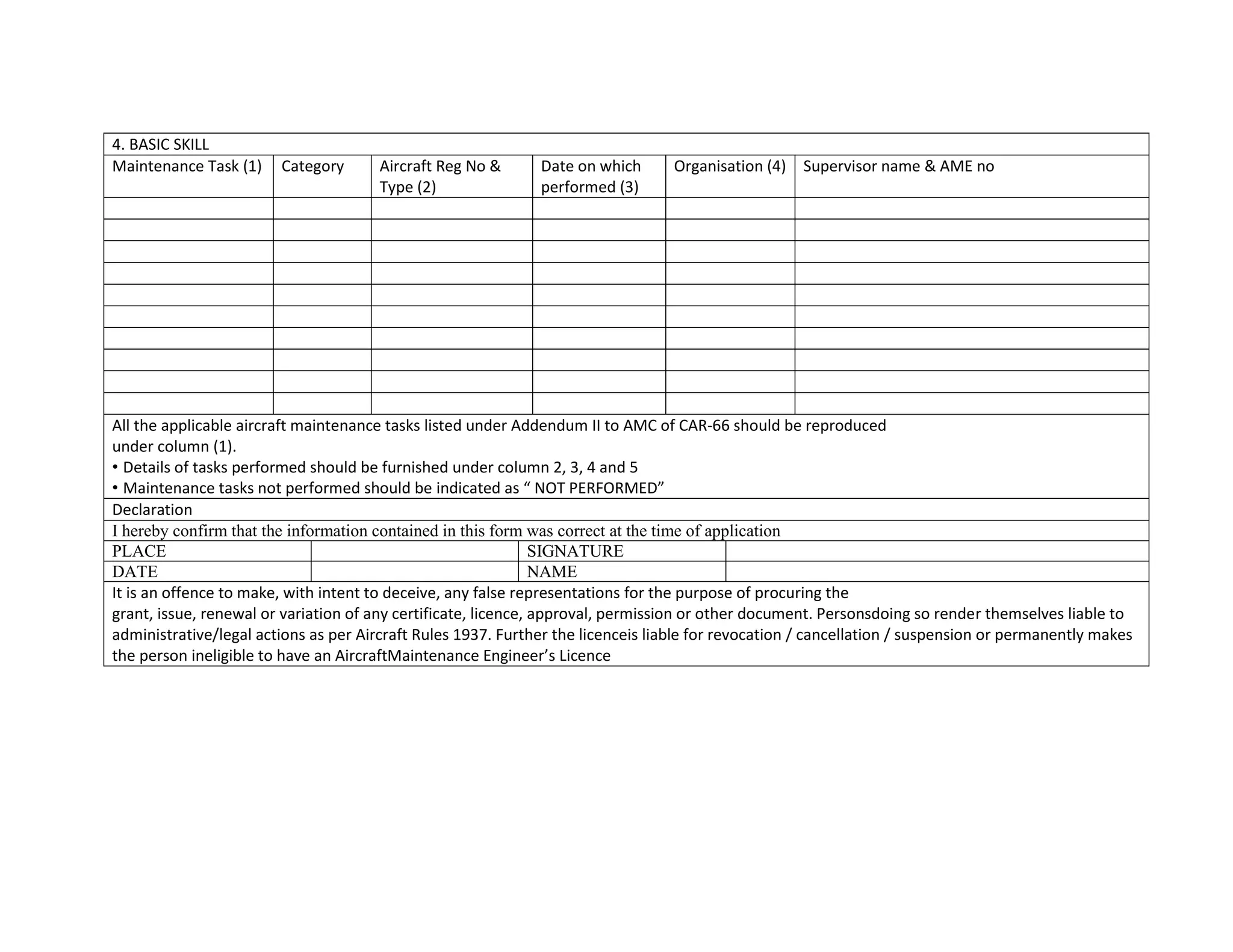 Ame work record | PDF