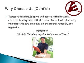 American Expediting Overview | PPTX