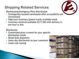 American Expediting Overview | PPTX