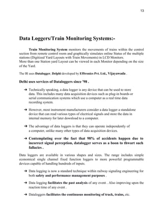 INDIAN RAILWAYS TRAINING REPORT BY AMEYA VASHISHTH | PDF