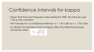 Kappa statistics | PDF