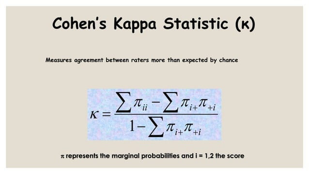 Kappa statistics | PDF | Science
