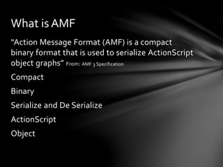 AMF Flash and .NET