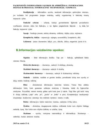 IT pagrindai. Sąvokos.Ir kita. | DOCX