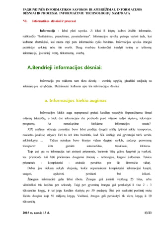 IT pagrindai. Sąvokos.Ir kita. | DOCX