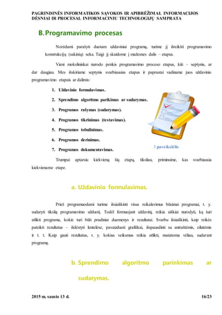 IT pagrindai. Sąvokos.Ir kita. | DOCX