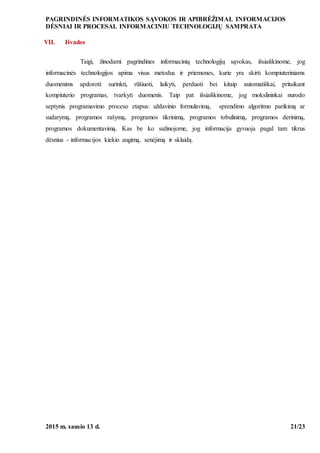 IT pagrindai. Sąvokos.Ir kita. | DOCX