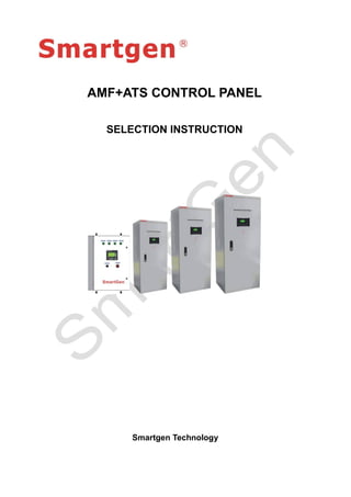 Amf+ats control panel v1.1 en | PDF