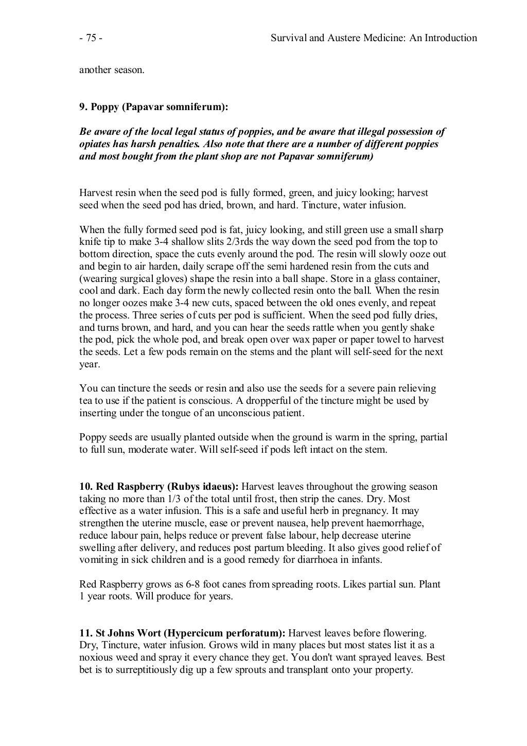 Survival and Austere Medicine introduction final 2