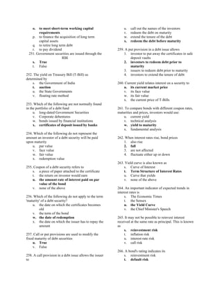 NISM V-A sample 500 questions | DOC