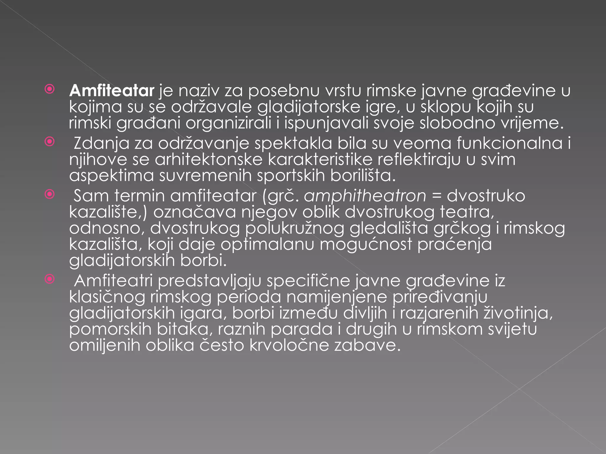 Amfiteatar u puli | PPT