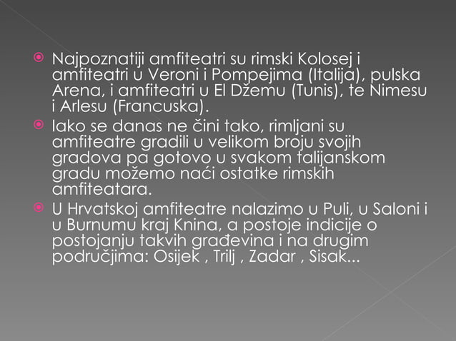 Amfiteatar u puli | PPT