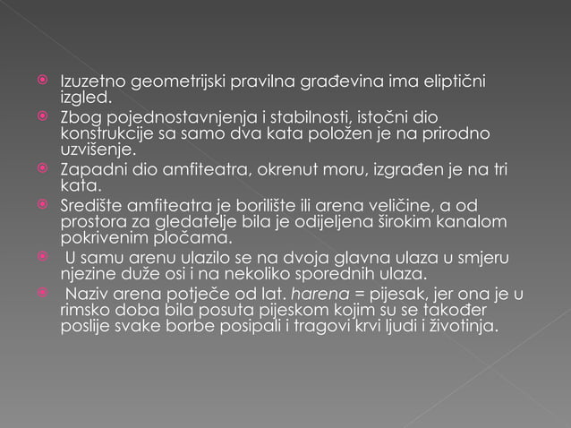 Amfiteatar u puli | PPT