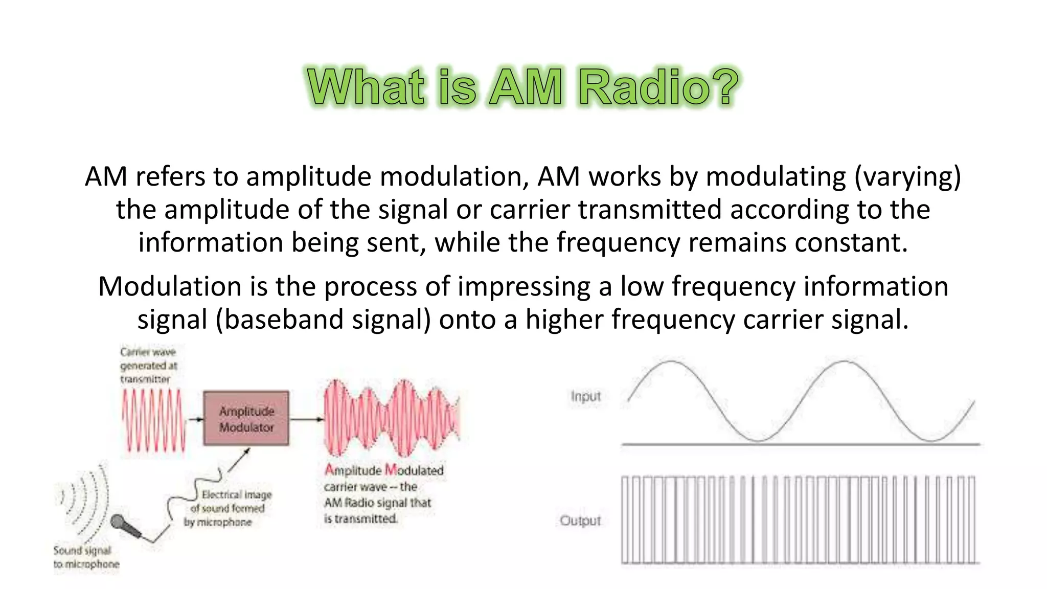 Am & fm radio broadcasts | PPTX
