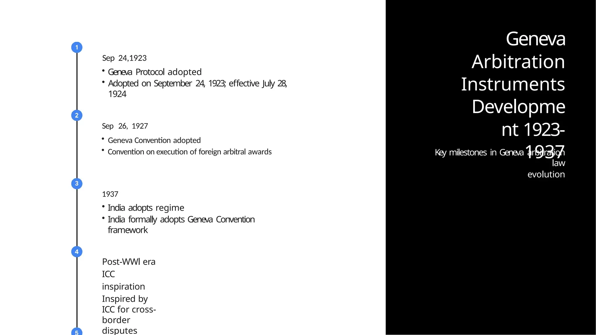 Geneva Convention on arbitral award of 1923 | PPTX