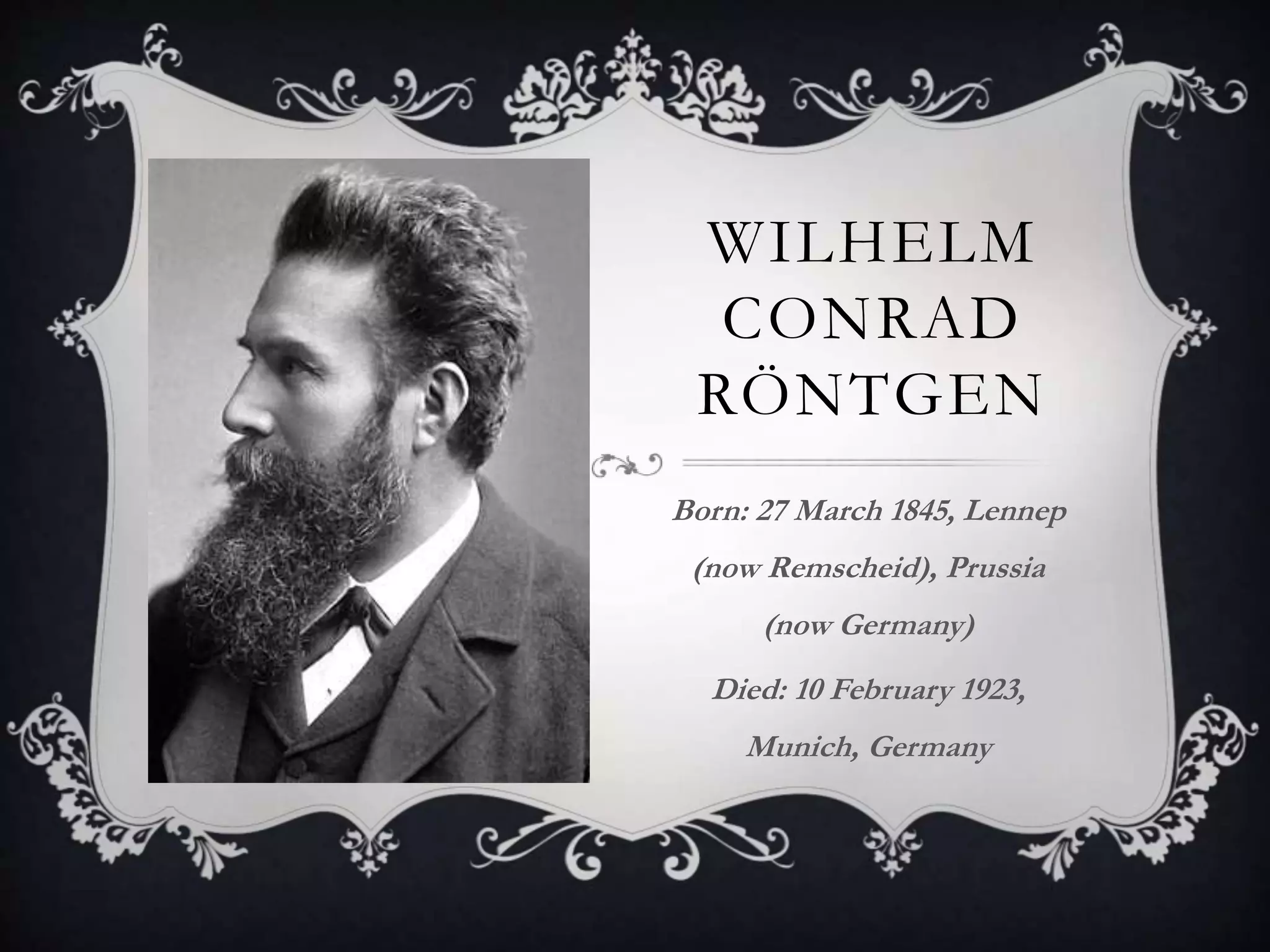 Amf physical science power point wilhelm conrad röntgen | PPTX