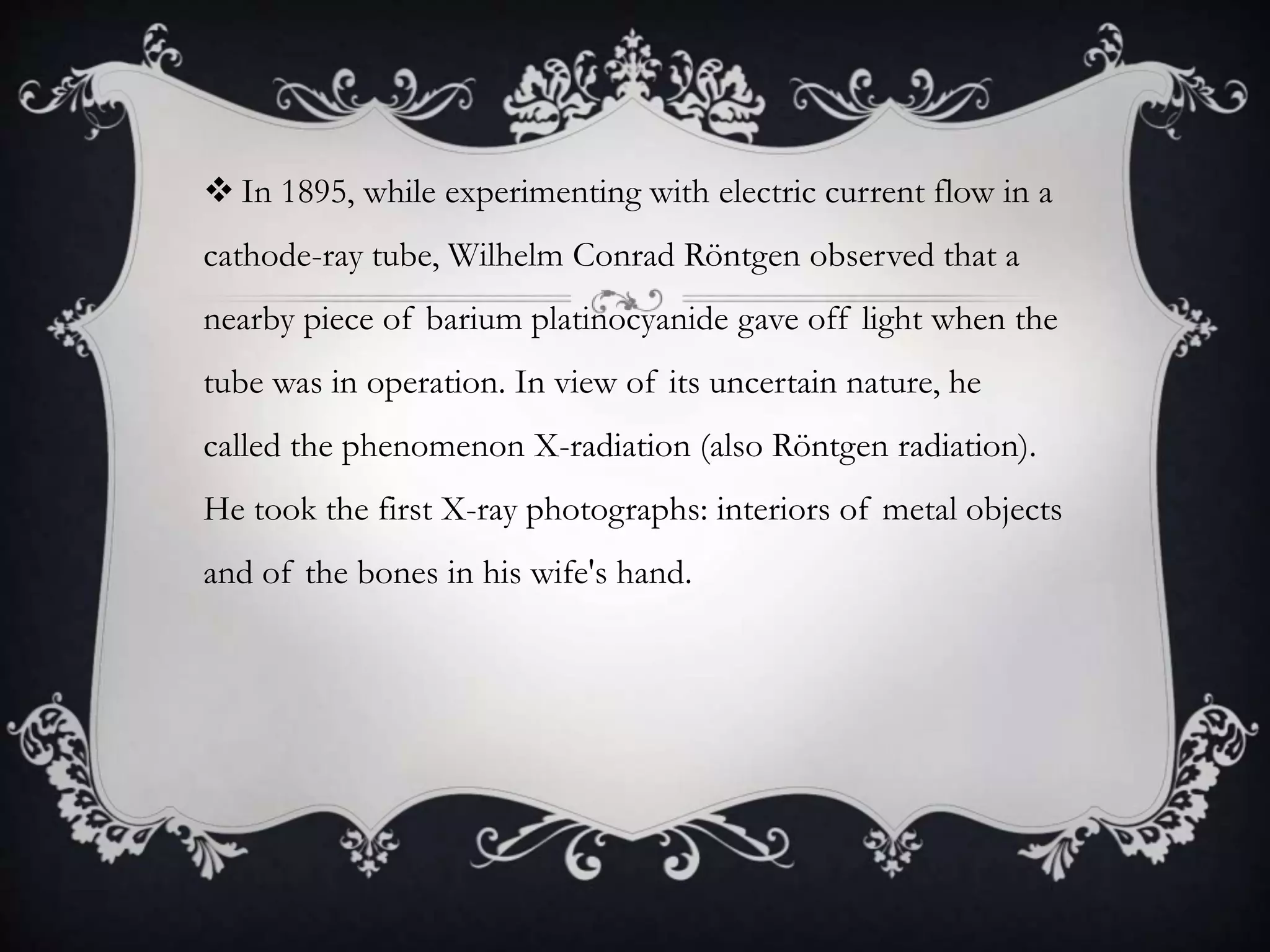 Amf physical science power point wilhelm conrad röntgen | PPTX