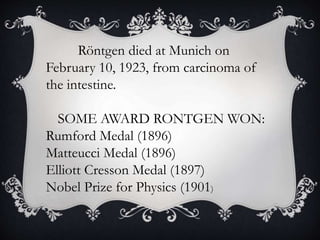 Amf physical science power point wilhelm conrad röntgen | PPTX