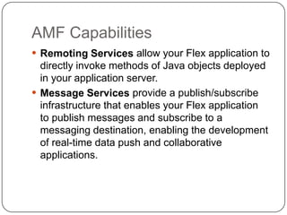 Flex Remoting and Messaging (2010) | PPTX