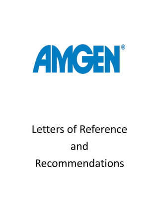 Amgen Recommendations | PDF