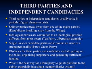 American Government - Chapter 9 - Parties and Campaigns | PPT