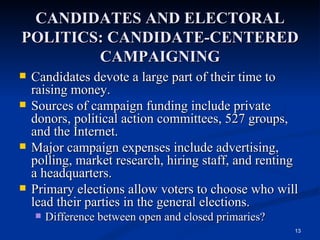 American Government - Chapter 9 - Parties and Campaigns | PPT