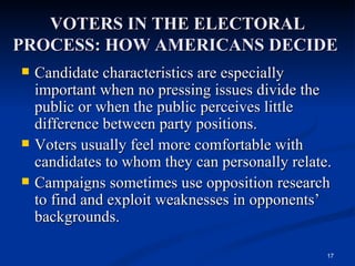 American Government - Chapter 9 - Parties and Campaigns | PPT