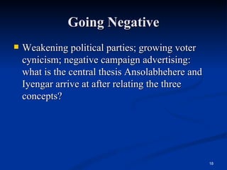 American Government - Chapter 9 - Parties and Campaigns | PPT