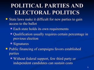 American Government - Chapter 9 - Parties and Campaigns | PPT