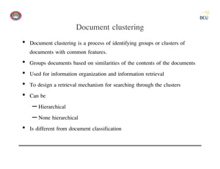 Amharic document clustering | PDF