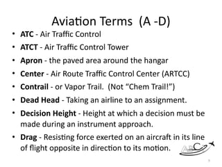 Aviation Digital Marketing Glossary | PDF