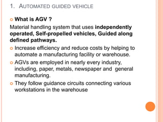 Automated Material Handling System | PPTX