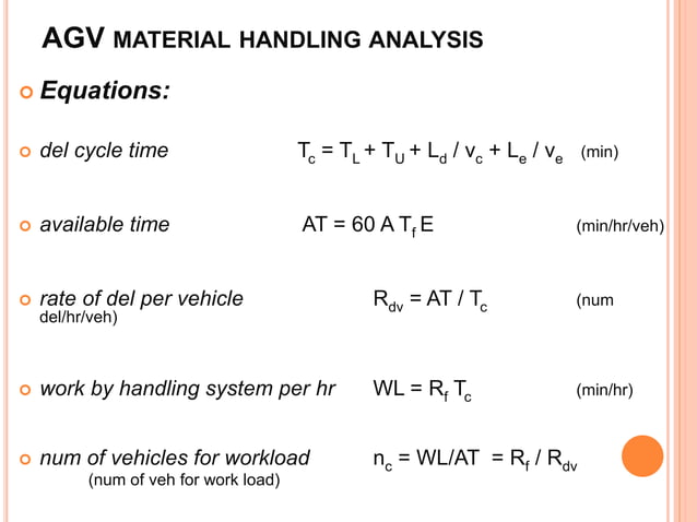Automated Material Handling System | PPTX | Automotive Industry | Industries