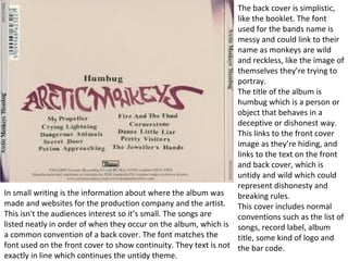 Arctic Monkeys- Humbug digipak | ODP