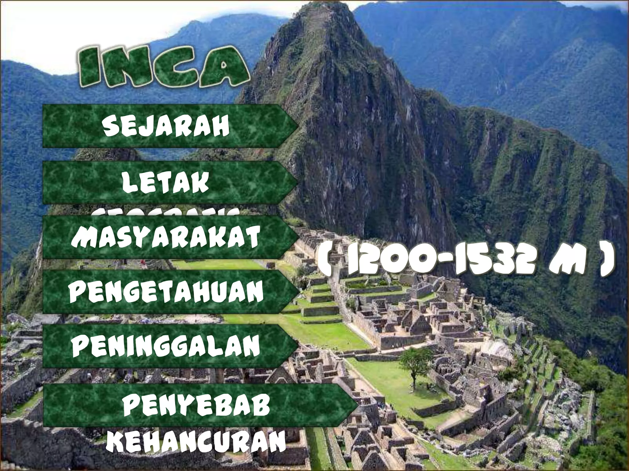 Aztec, Maya, Inca Native | PPTX