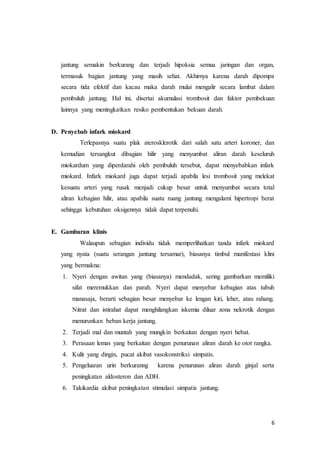Makalah Infark Miokard Akut dan contoh kasus | DOCX
