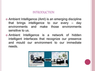 Ambient intelligence | PPTX