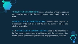 AMBIENT INTELLIGENCE by Bhagyasri Matta | PPTX