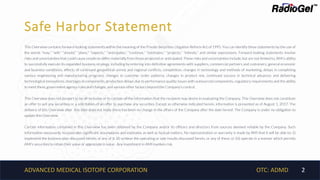 AMI August Investor Presentation | PPT