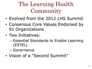 Learning Health System Briefing | PPT