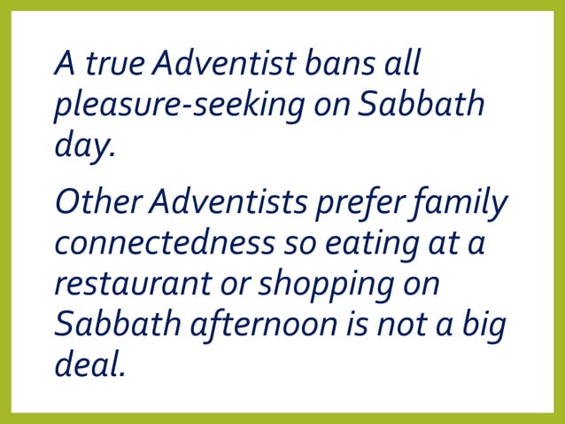 Am i an adventist sermon | PPTX