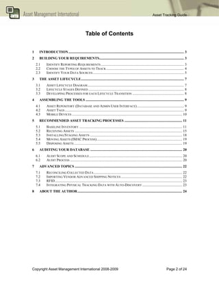 AMI Asset Tracking Guide | PDF