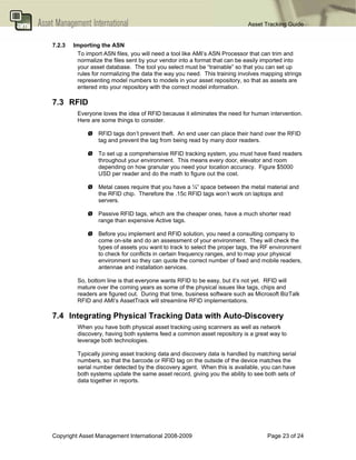 AMI Asset Tracking Guide | PDF