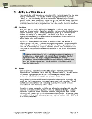 AMI Asset Tracking Guide | PDF