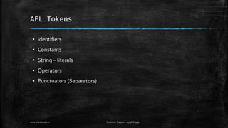 Amibroker AFL Coding - Webinar | PPTX | Business Accounting & Finance | Business