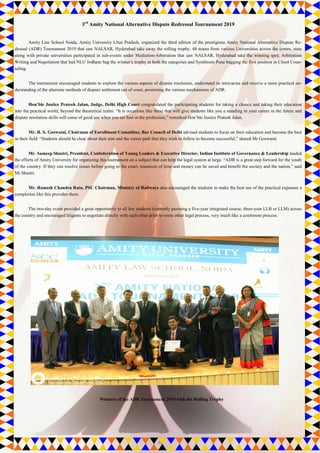 Amicode e-Newsletter Issue 11 - Amity Law School Noida | PDF